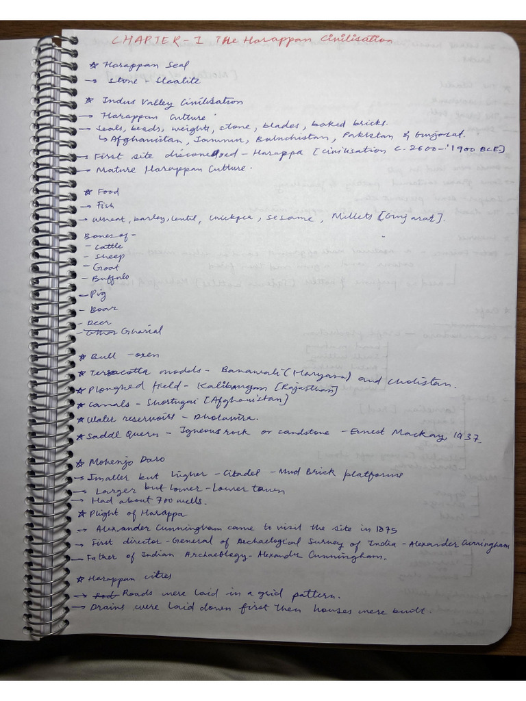 History Book 1 Ncert Handwritten Notes | PDF