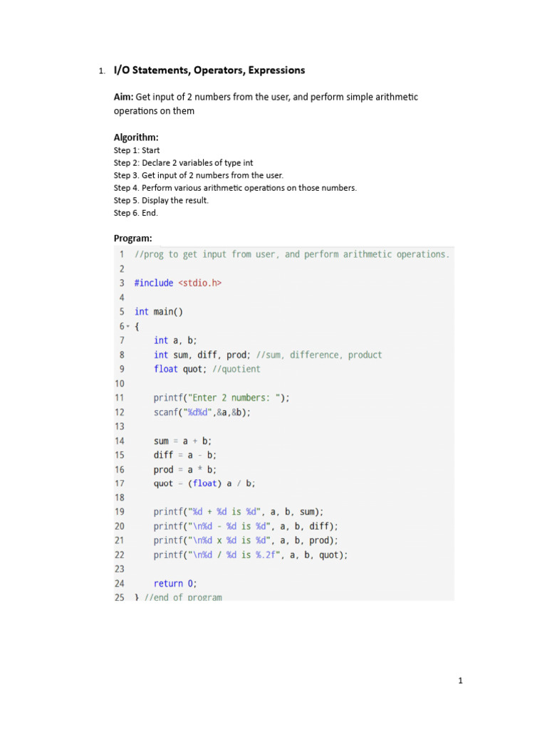 CP Lab Manual, Exp 1 To 7, May 12 | PDF | Control Flow | Computer Engineering