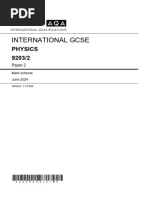 2023 AQA GCSE Physics Paper 2 Mark Scheme | PDF