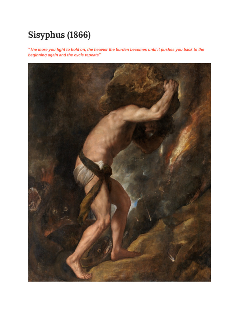 Sisyphus (1866) | PDF