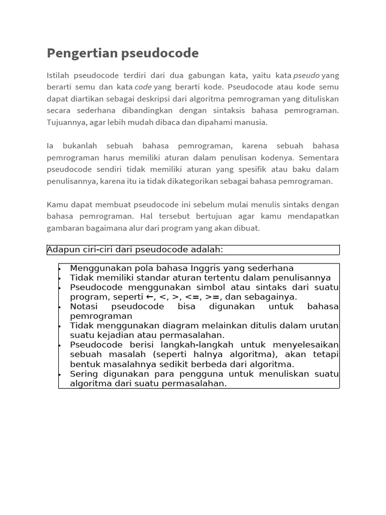 Pseudocode | PDF