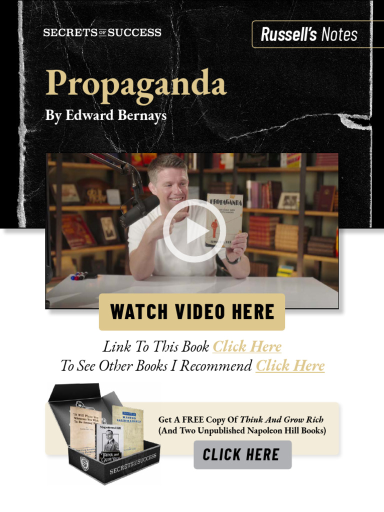 Russells_Notes_Propaganda | PDF | Propaganda | Public Opinion