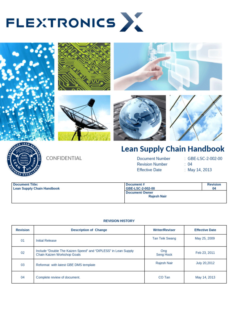 GBE-LSC-2-002-00 Lean Supply Chain Handbook | PDF | Supply Chain ...