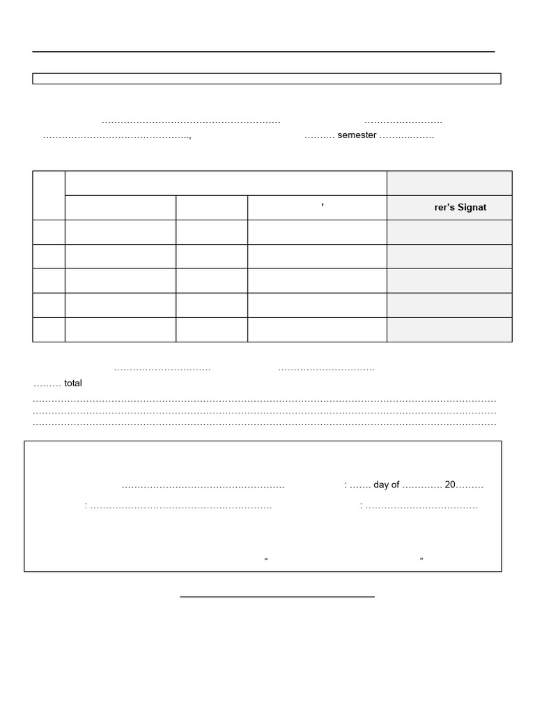 Leave Form For Students | PDF