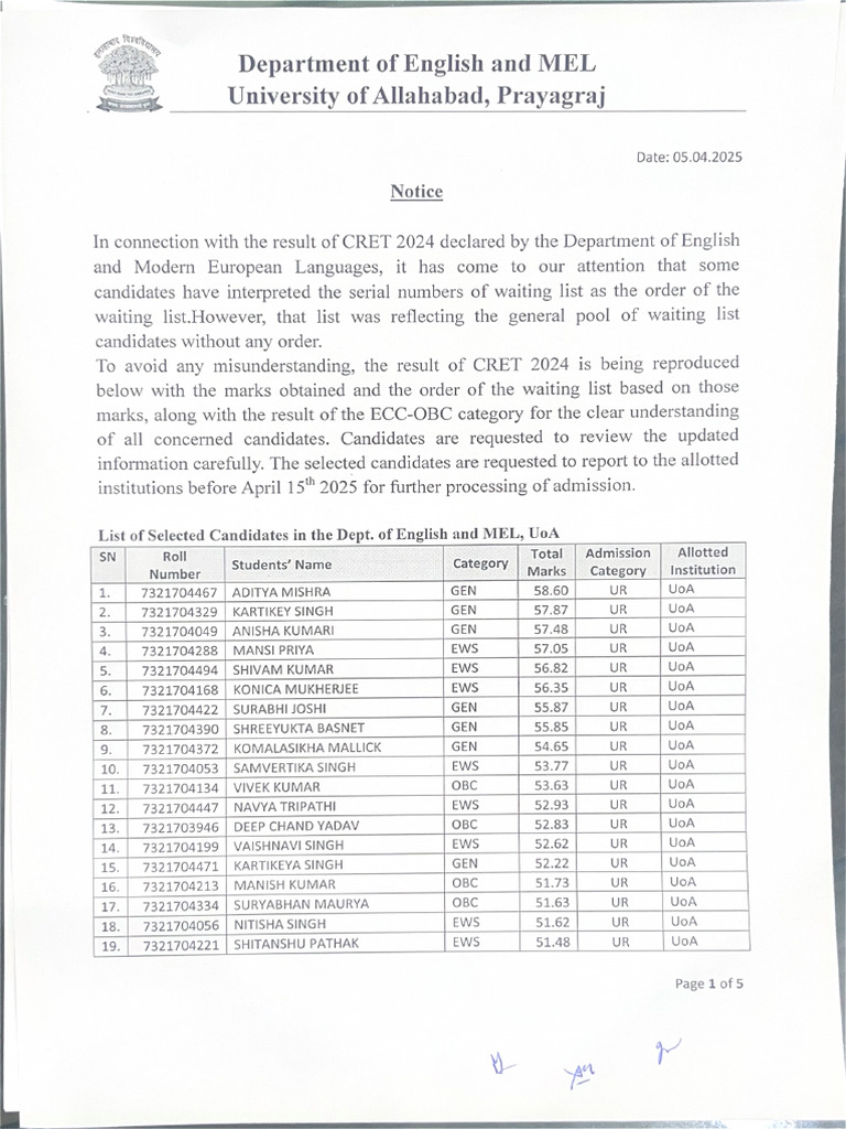 Notice English and MEL | PDF