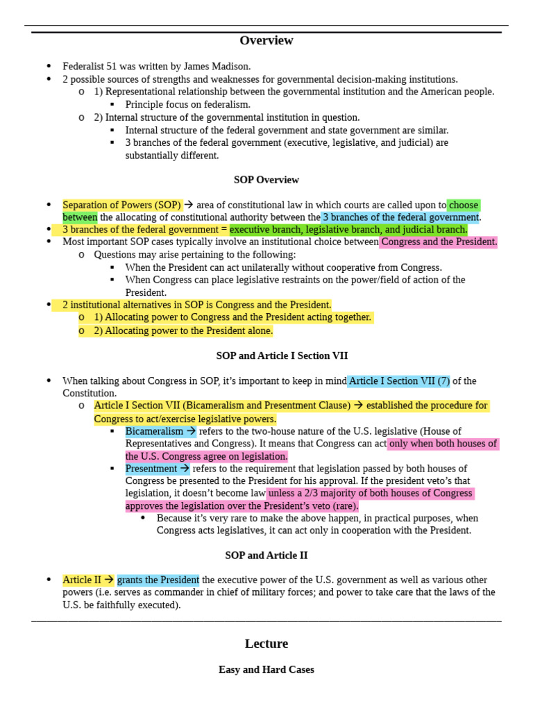 Class 6 Overview Primary Lecture and Takeaway Video Notes | PDF ...
