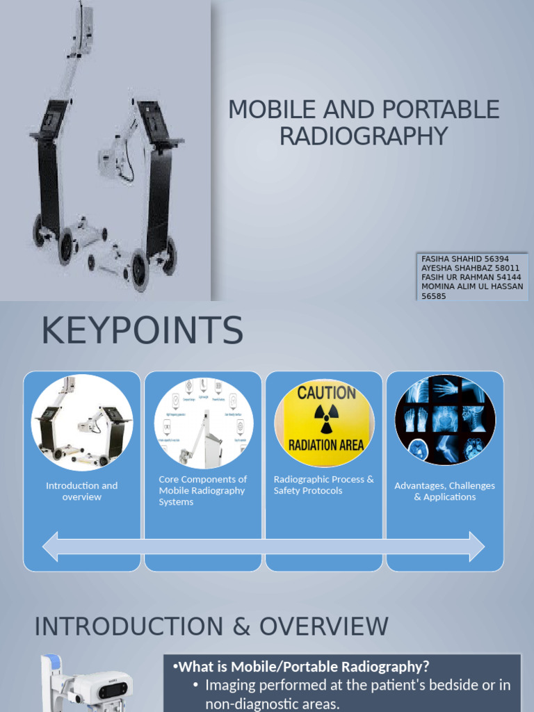 Mobile and Portable Radiography Overview | PDF | Radiography | X Ray