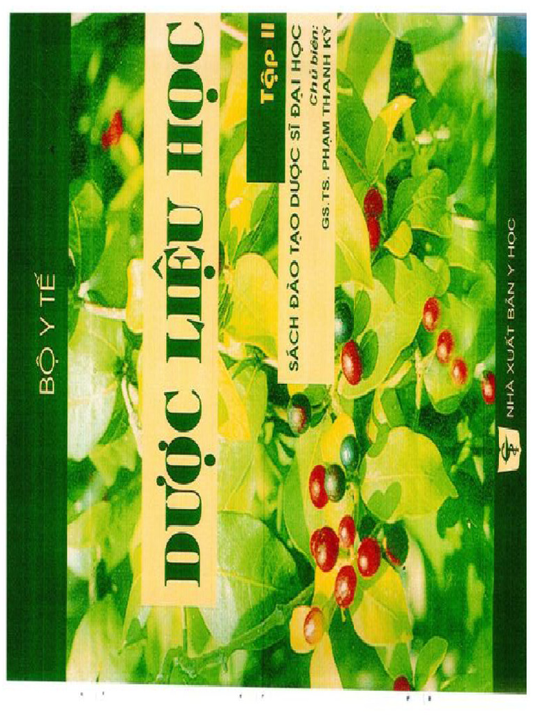 Dược Liệu Học- Tập 2- 18Mb | PDF