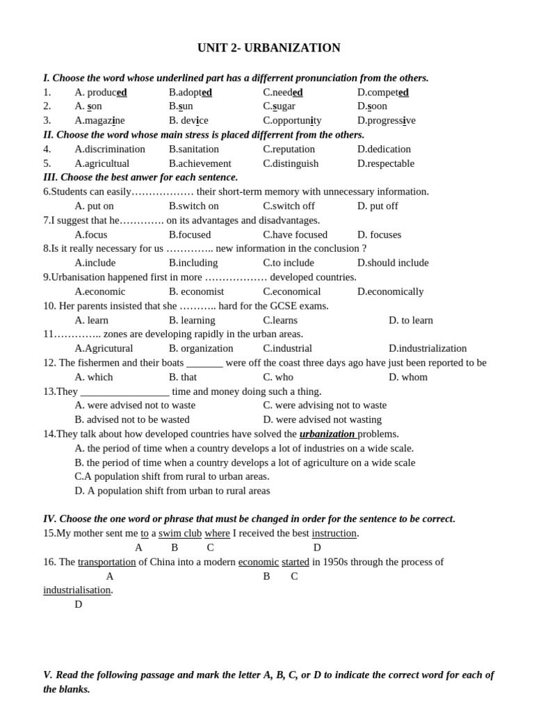 Test Unit 2 | PDF