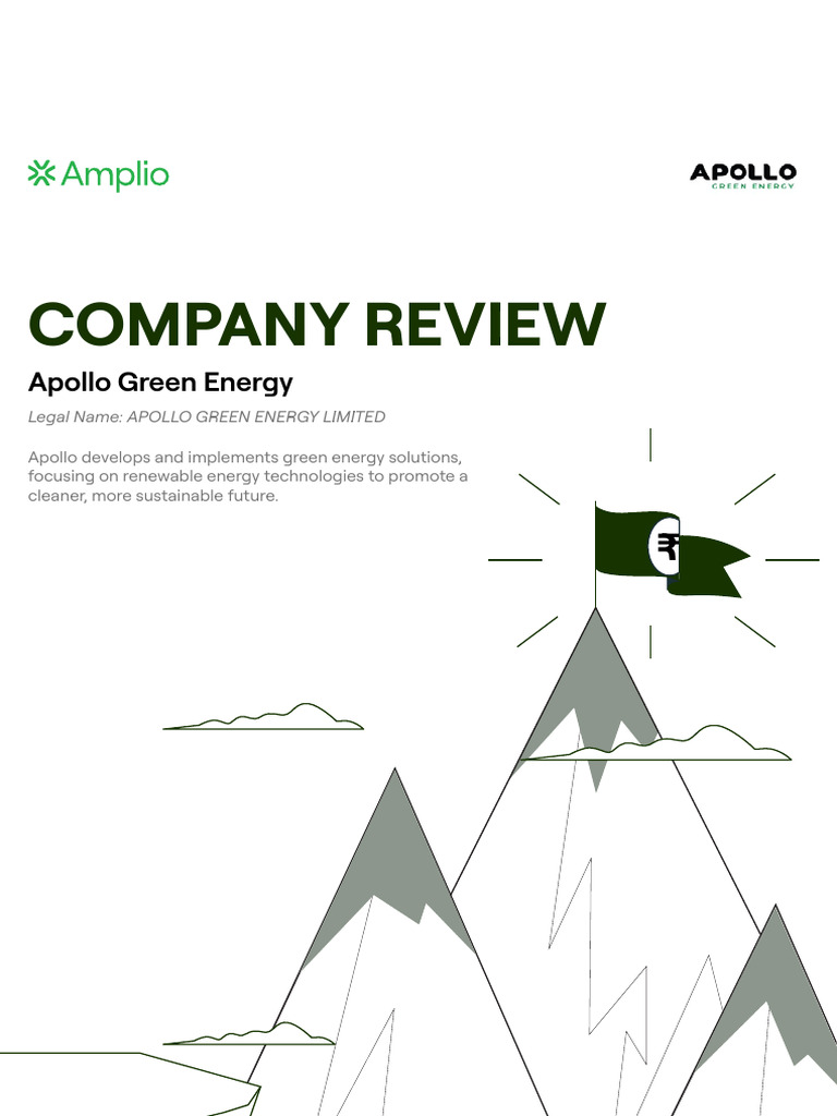 Apollo Green Energy Company Overview | PDF | Investing | Factoring ...