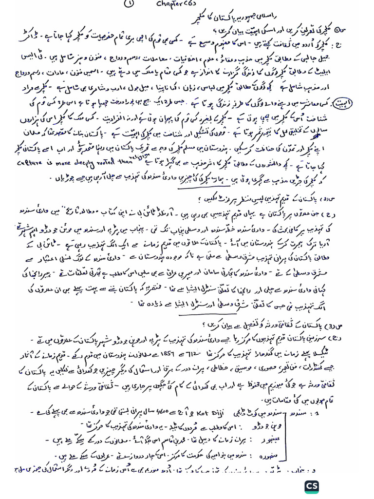 Chapter 6 Pakistan Studies | PDF