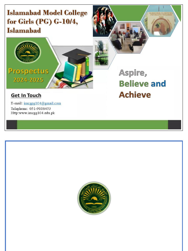Prospectus IMCG PG G 10 4 | PDF | University And College Admission