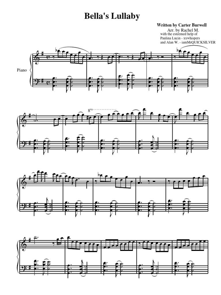 Bella's Lullaby | PDF