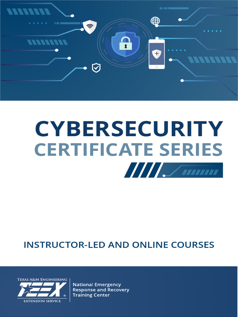 TEEX Cybersecurity Certificate Series | PDF | Computer Security | Security