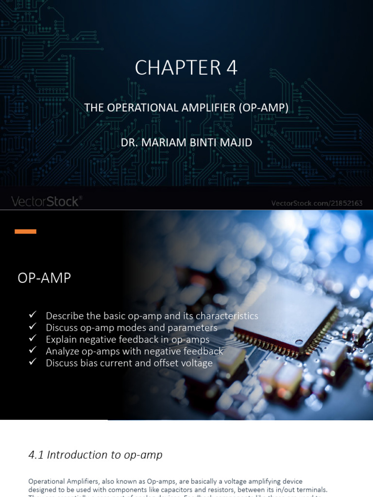 Op-Amp Characteristics and Feedback Analysis | PDF | Operational ...