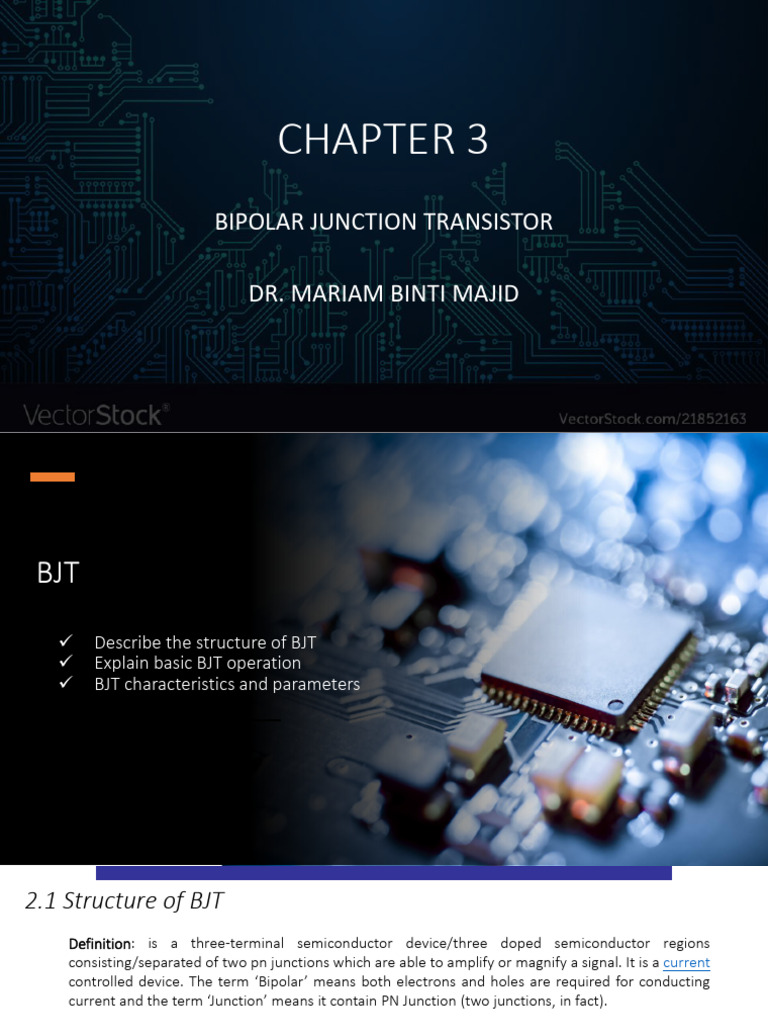 Chapter 3 Bipolar Junction Transistor | PDF | Bipolar Junction Transistor | Transistor
