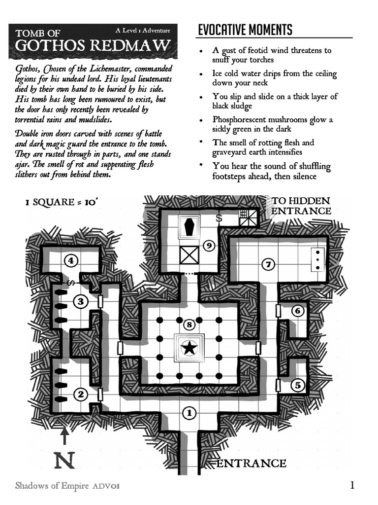 X - Tomb of Gothos Redmaw - Release v1.0 | PDF