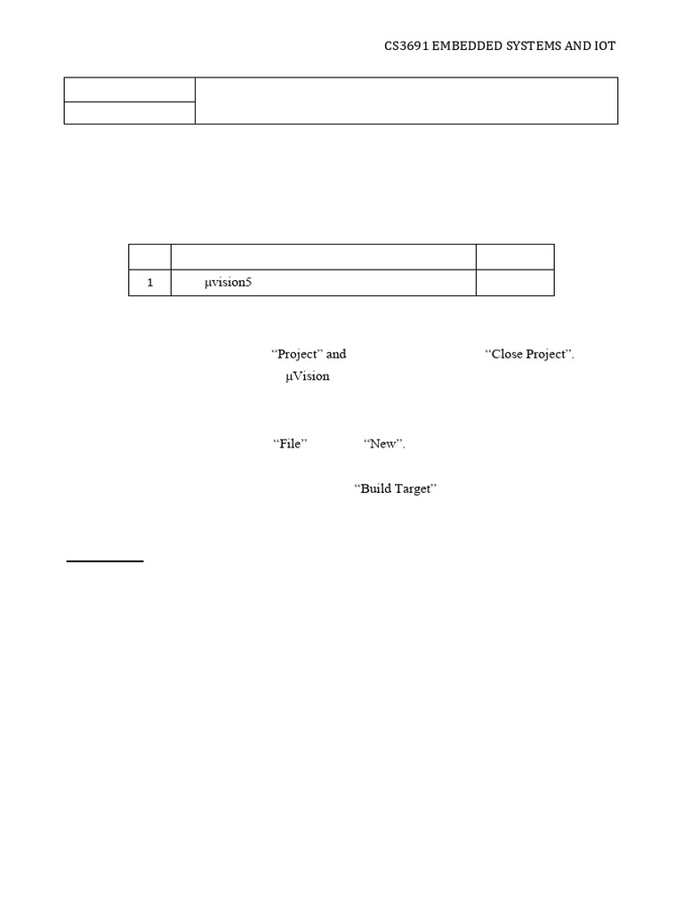 CS3691 Embedded Systems and Iot Edited | PDF | Arduino | Microcontroller