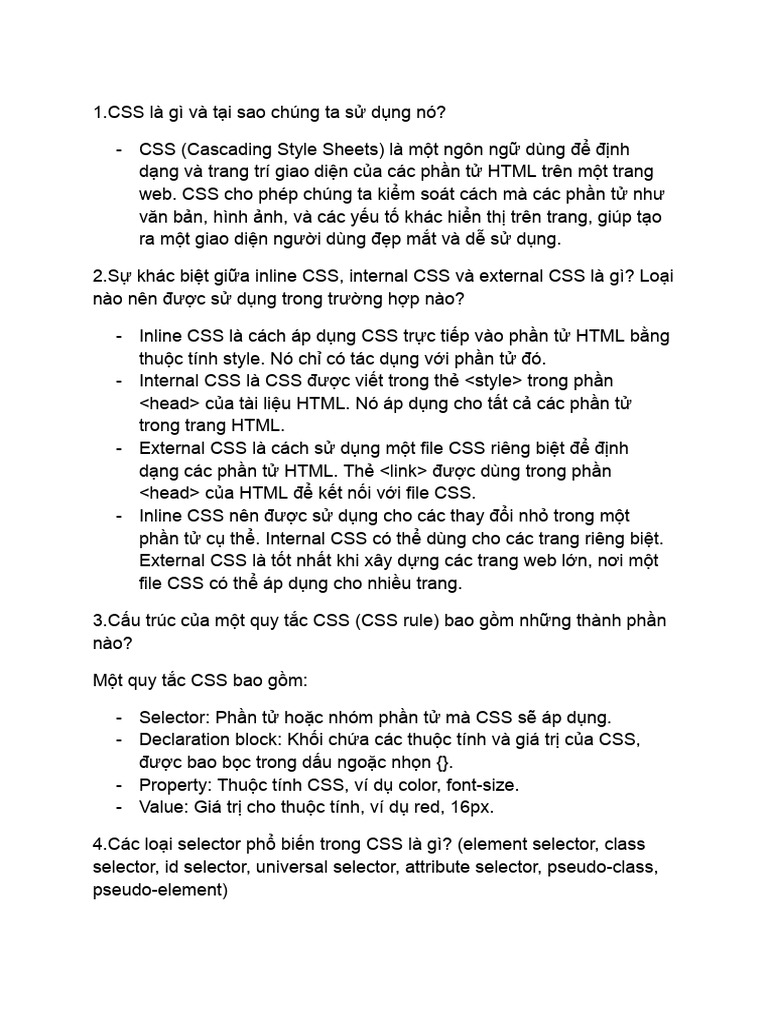 BT Ly Thuyet Buoi 5 | PDF