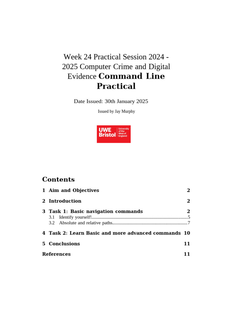 Week24 - Lab 2024 2025 CCDE | PDF | Computer File | Directory (Computing)