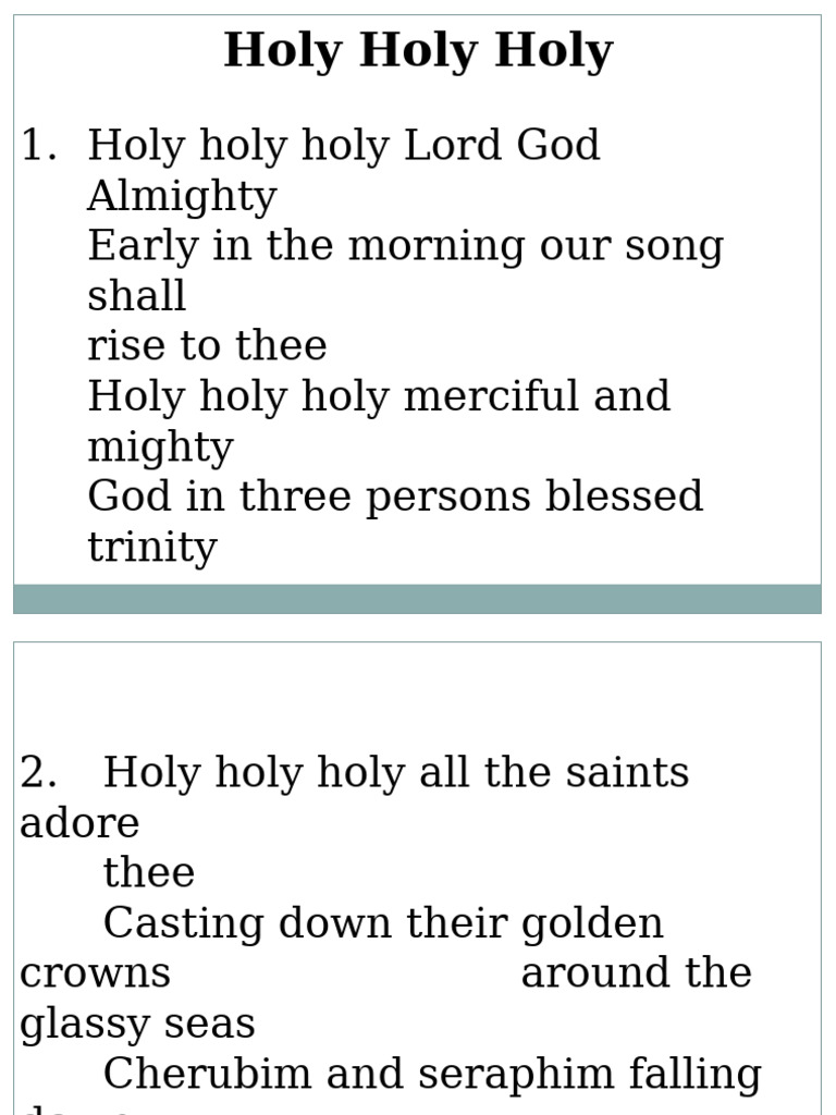 Holy Communion Songs - May 18 - 2025 | PDF | Glory (Religion) | Jesus