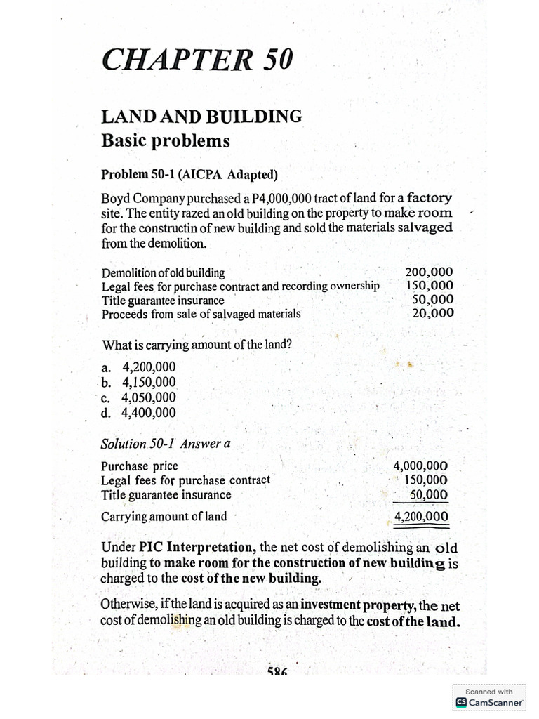 Land and Building (Basic Problems) | PDF