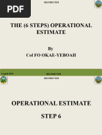 British Army Combat Estimate Guide | PDF | Reconnaissance | Decision Making