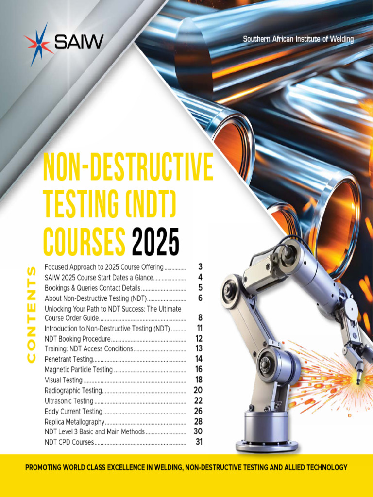 NDT Training | PDF | Nondestructive Testing