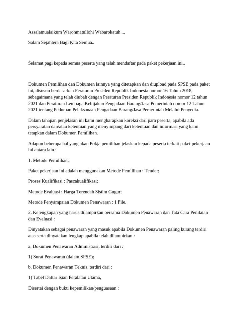 Penjelasan Rehab Puspem | PDF