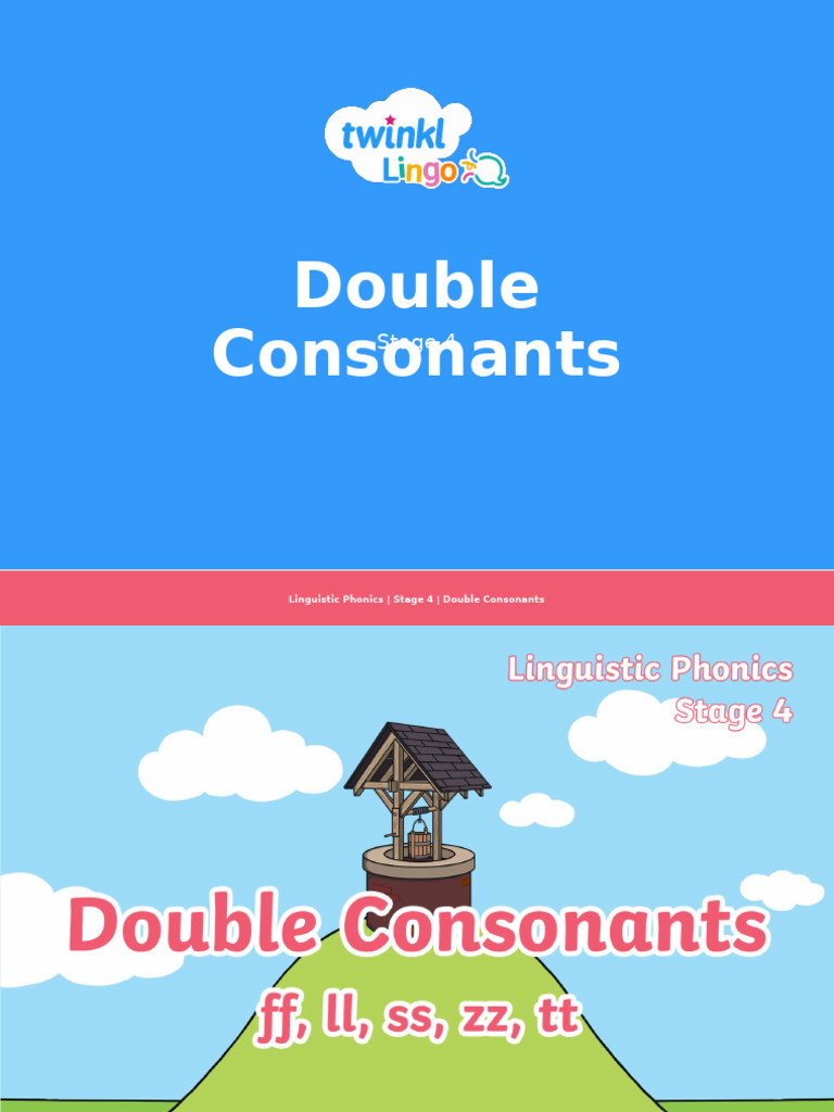 Ni L 1643547129 Linguistic Phonics Stage 4 Double Consonants Powerpoint ...