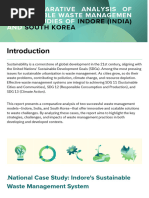 Indore City Waste Management Case Study | PDF | Waste Management | Waste