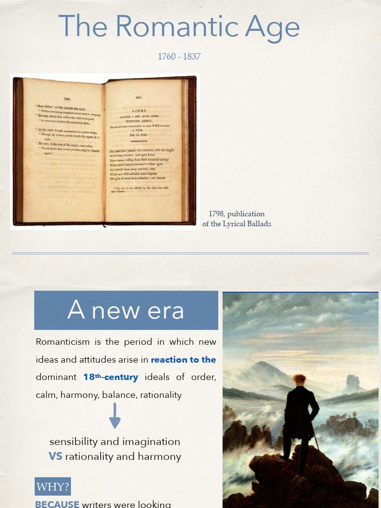 EnglishRomanticism KeyFeatures | PDF | Romanticism