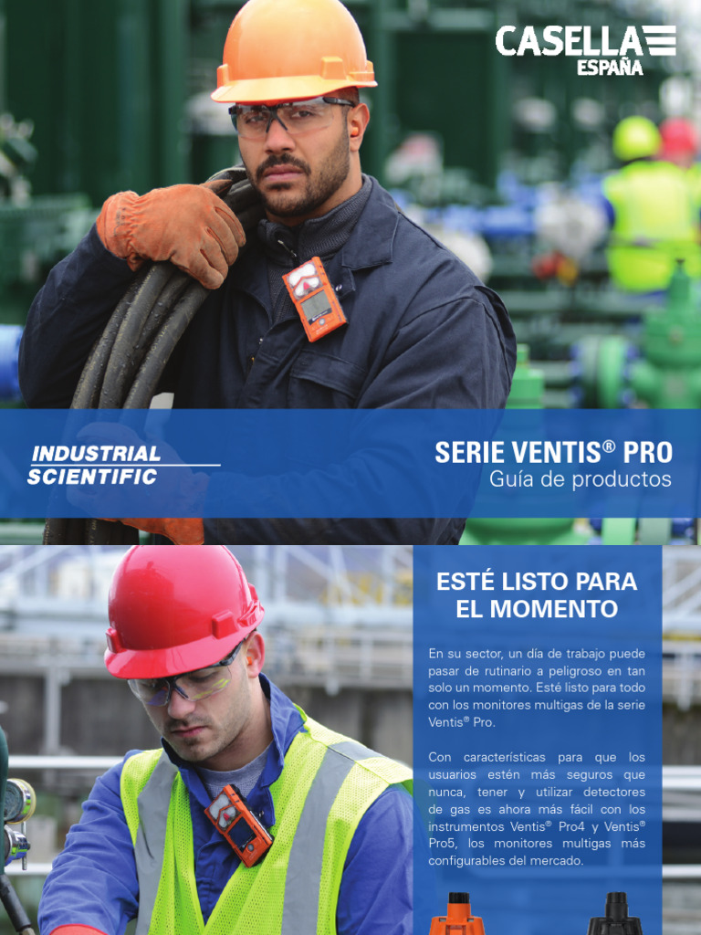 Monitores multigas Ventis® Pro | PDF | Dióxido de carbono | Sensor