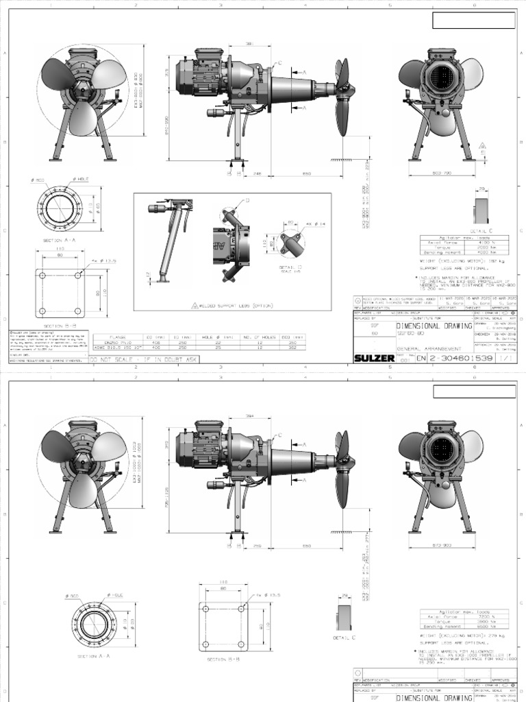 2-304601539 - 2-304601541 Certified Dim DRWG | PDF | Mechanical Engineering