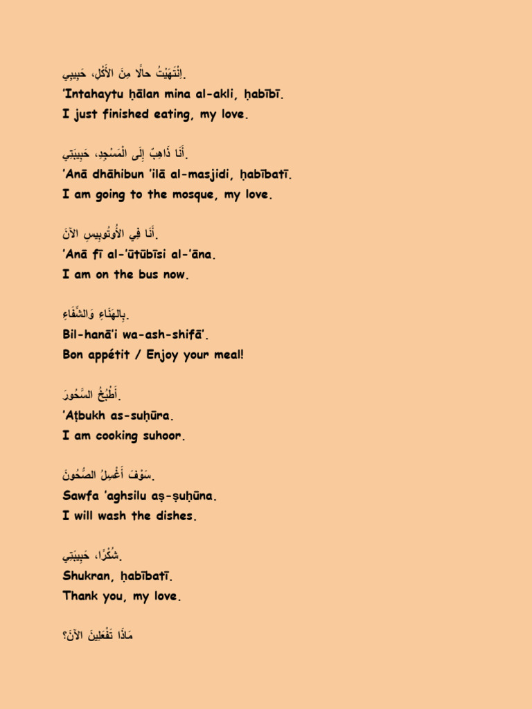 Arabic Language | PDF