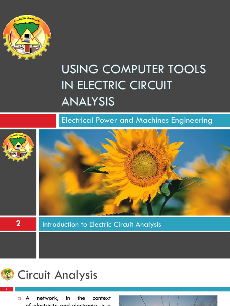 Computer Tools for Circuit Analysis | PDF | Spreadsheet | Microsoft Excel