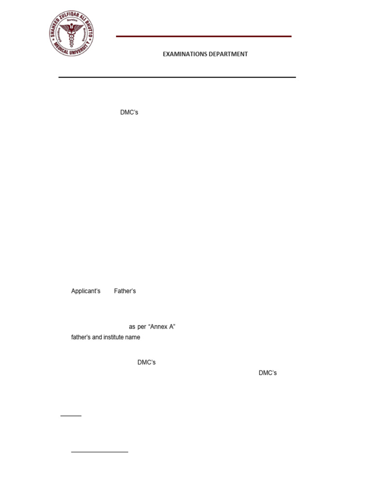 Rev Degree Application Form | PDF | Postgraduate Education | Dental Degree