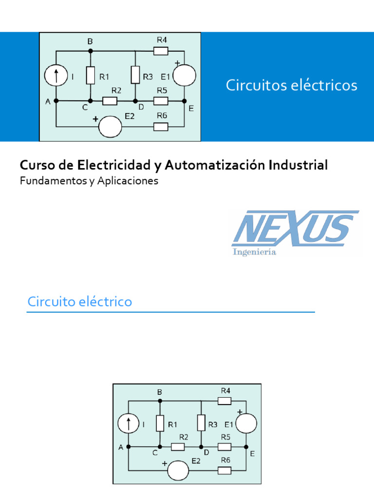 03 Circuitos y Leyes | PDF | Red eléctrica | Corriente eléctrica