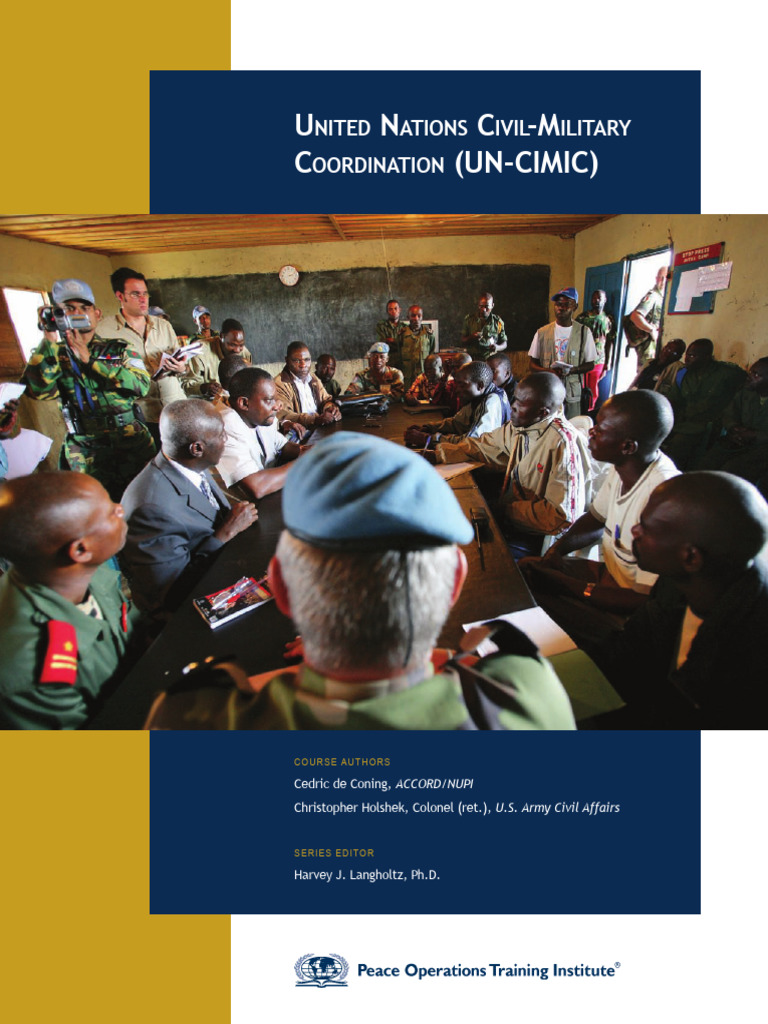 Civil Military Coordination English | PDF | Peacekeeping | Peacebuilding