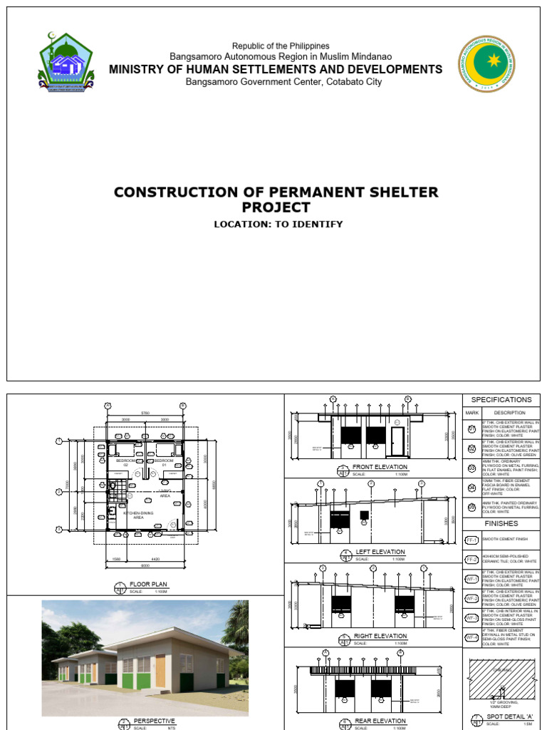 Permanent Shelter Complete Plans 2 | PDF | Wall | Building Technology