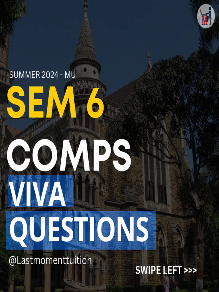 Sem 6 - Comps VIVA Questions | PDF