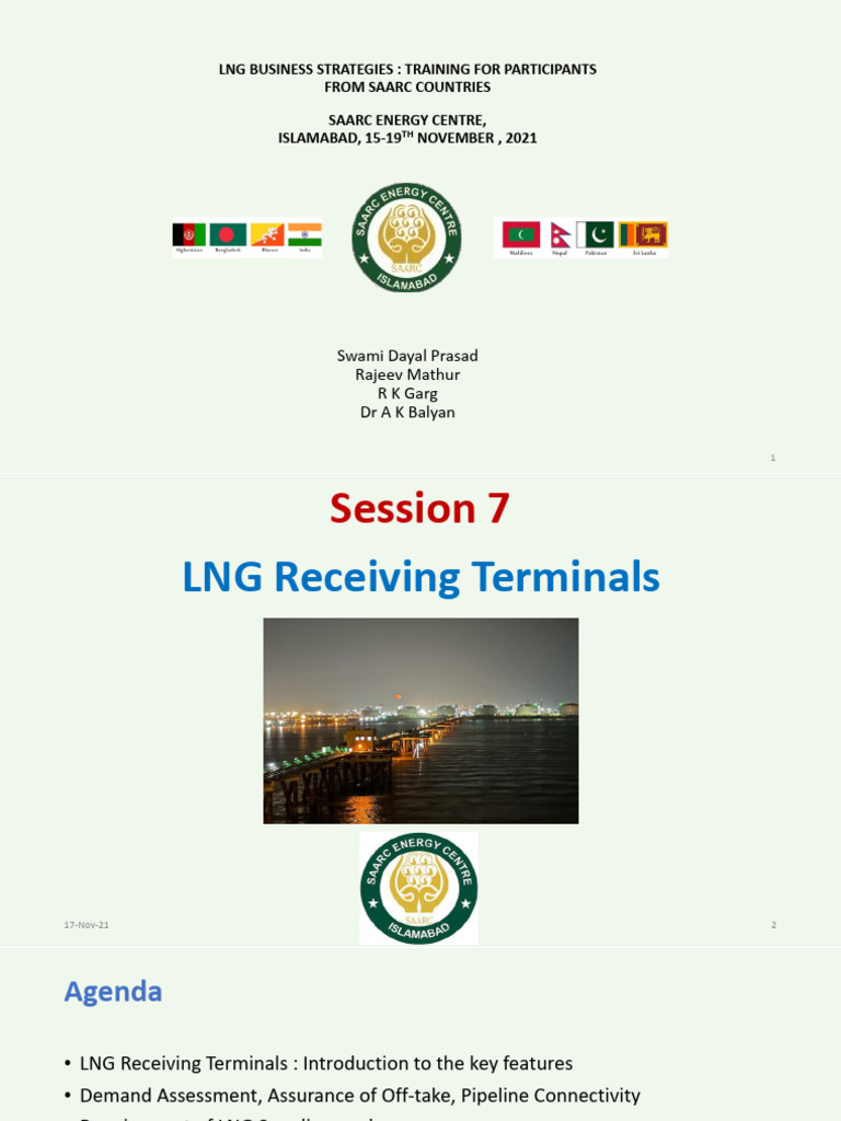 Session 7 LNG Receiving Terminals | PDF | Liquefied Natural Gas ...