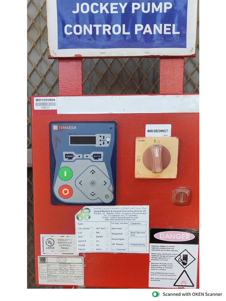 Jockey Control Pump Pannel Board | PDF