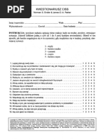 Kwestionariusz Ciss | PDF