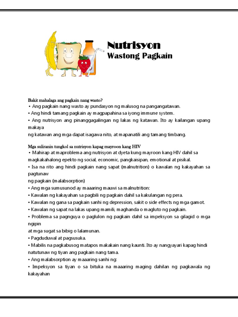 Nutrisyon | PDF