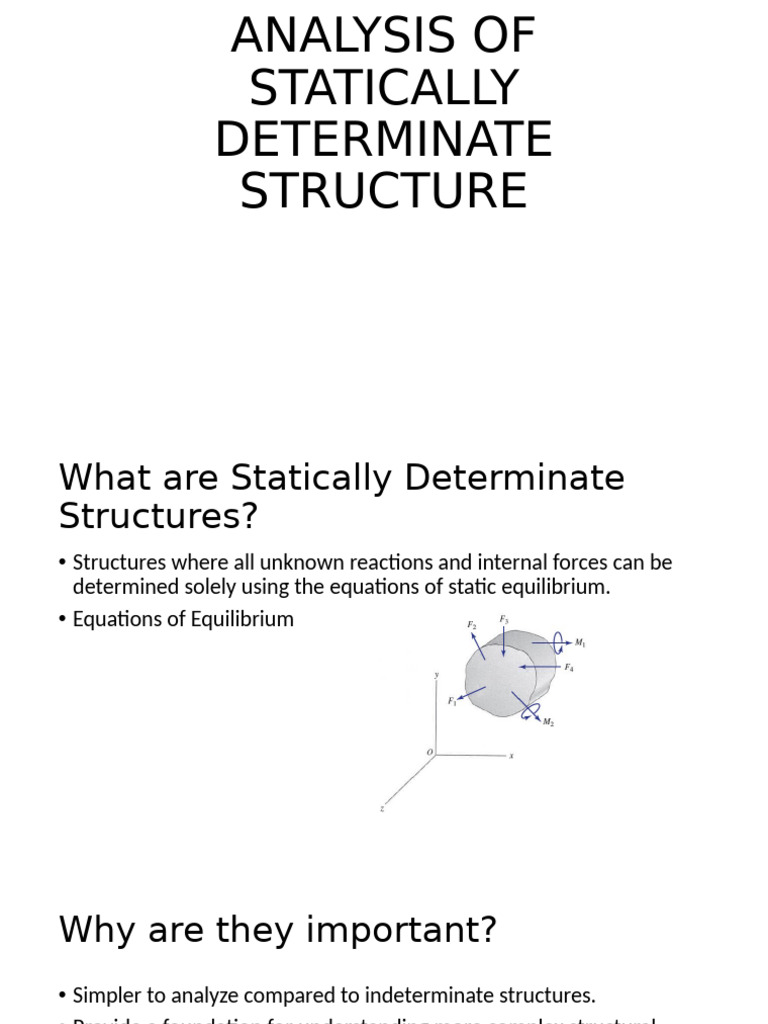 Analysis of Statically Determinate Structure | PDF | Force | Physics
