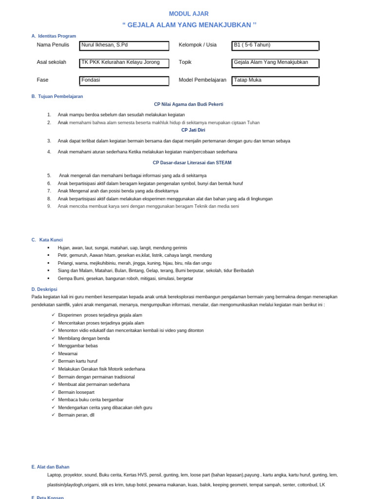MA Gejala Alam IBU Ican | PDF