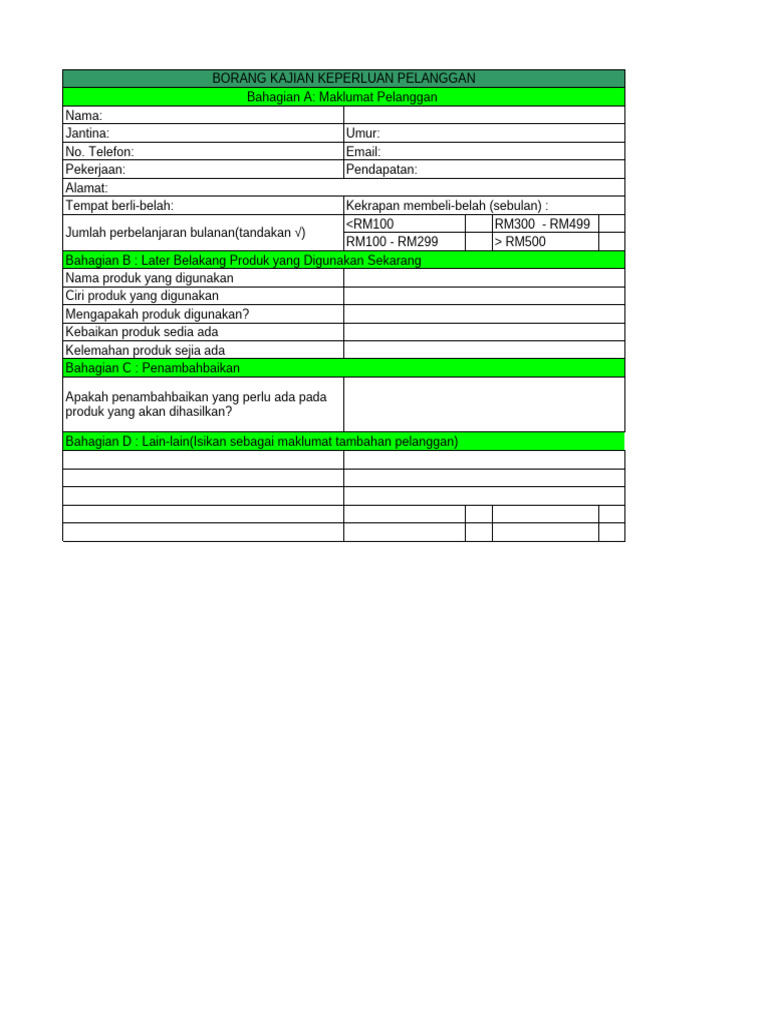 Borang | PDF