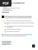 Module 5 - Lesson 2 - Knowledge Check - ICD Coding I With Application - 11801 | PDF | Diseases ...