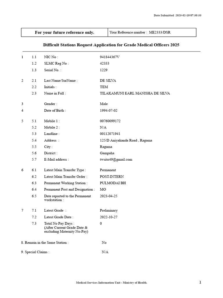 Difficult Stations Requests - DR - Tem de Silva - Wed Feb 19 2025 07-51-01 Gmt+0530 (India ...